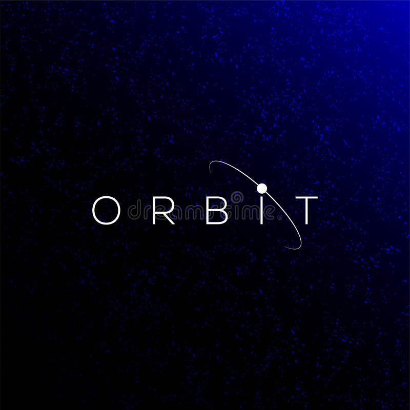 Science Planet Orbit Typography Logo Design Stock Vector - Illustration ...