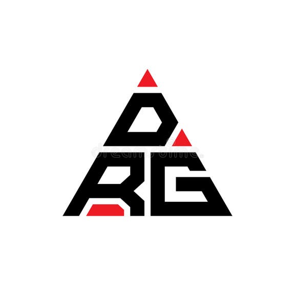DRG Triangle Letter Logo Design with Triangle Shape. DRG Triangle Logo ...