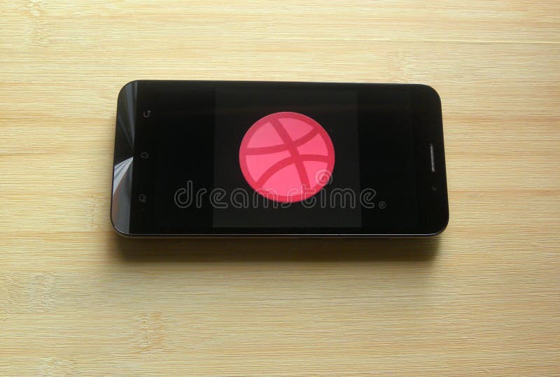 Dribbble app editorial photo. Image of install, connected - 149967566