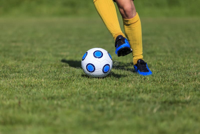 Dribbling stock photo. Image of soccer, competition - 253633170