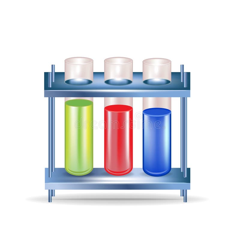 Chemische Substanties In Glascontainers Vector Illustratie ...