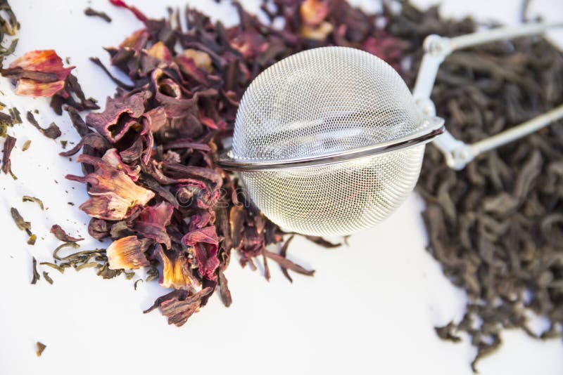 Drie soorten thee stock foto. Afbeelding bestaande uit alternatief ...