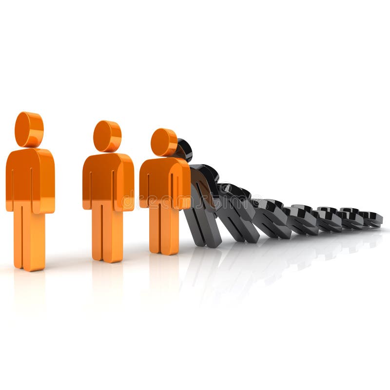 Drie sterke mensen stock illustratie. Illustration of ontwerp - 14293561