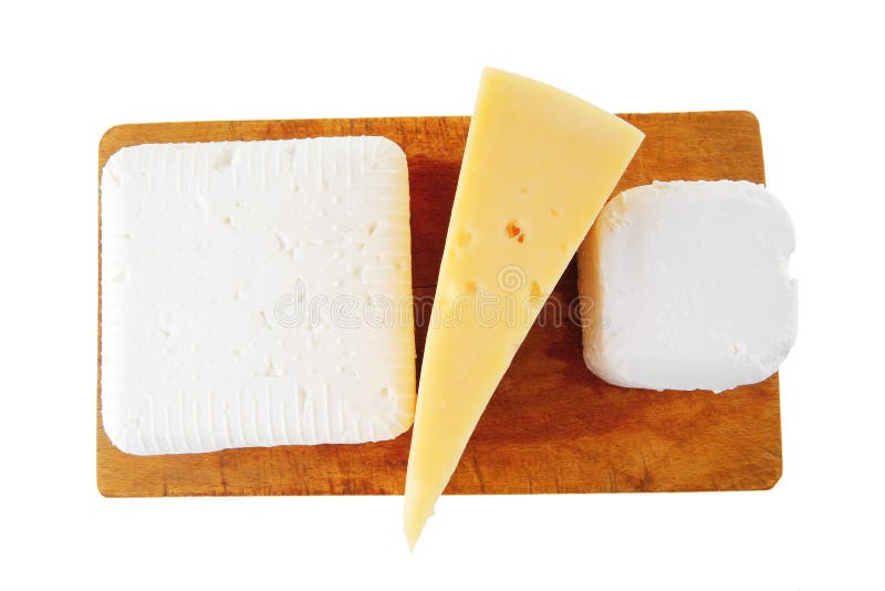 Drie types van kazen stock afbeelding. Image of verschillend - 15150315