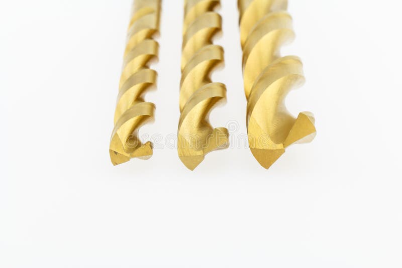 Drie Boorkop Punten stock foto. Image of industrieel - 51095792