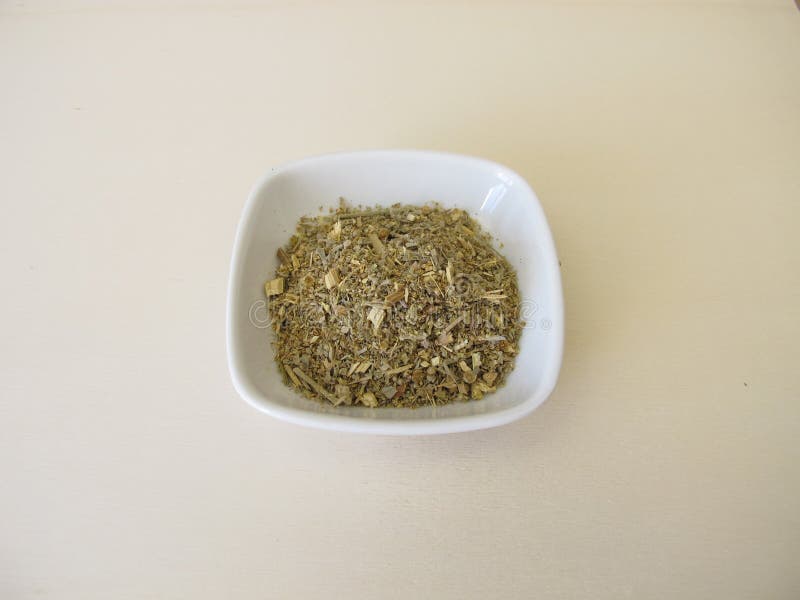 Dried Absinthe Wormwood Herbs Stock Photo - Image of wormwood, dried ...