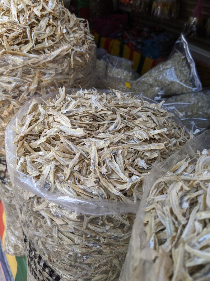 Dried Fish and Anchovy Sold at the Shop Stock Image - Image of dried ...