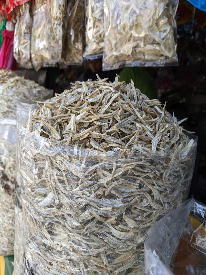 Dried Fish and Anchovy Sold at the Shop Stock Photo - Image of anchovy ...