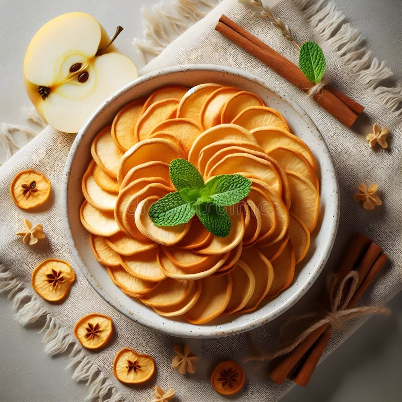 Dried Apple Generative Ai for Illustrations Stock Photo - Image of dish ...