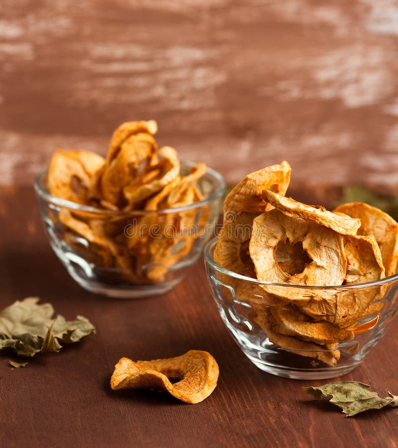 Dried apples stock photo. Image of glass, apples, bowl - 26872794