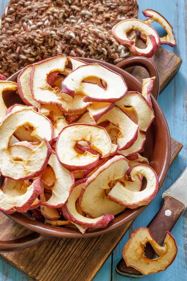 Dried apples stock photo. Image of healthy, dried, blue - 33596916
