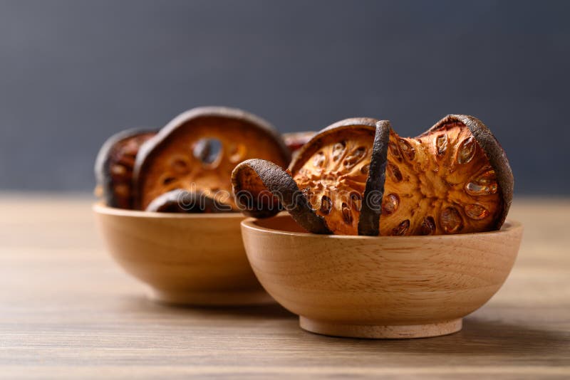 Dried Bael Fruit, Herbal Drink Ingredient Stock Photo - Image of ...