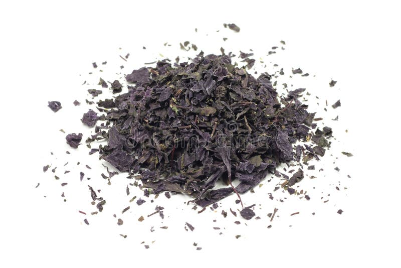 Shredded Basil Leaves in a Wooden Spoon Stock Photo - Image of ...