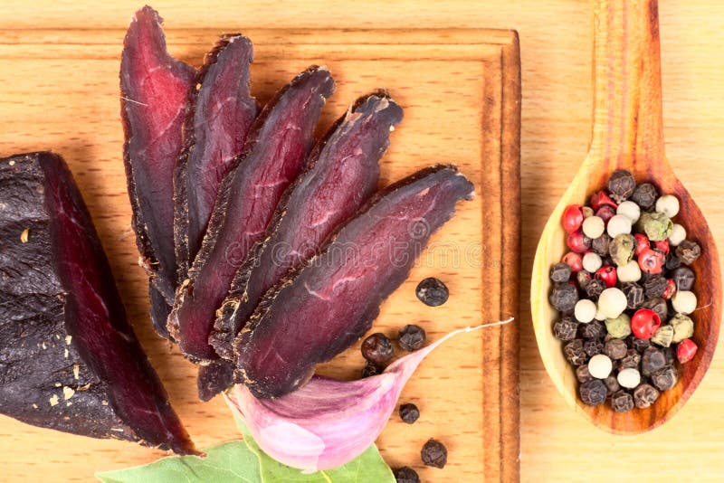 Dried beef meat stock photo. Image of chopped, culture - 48483900