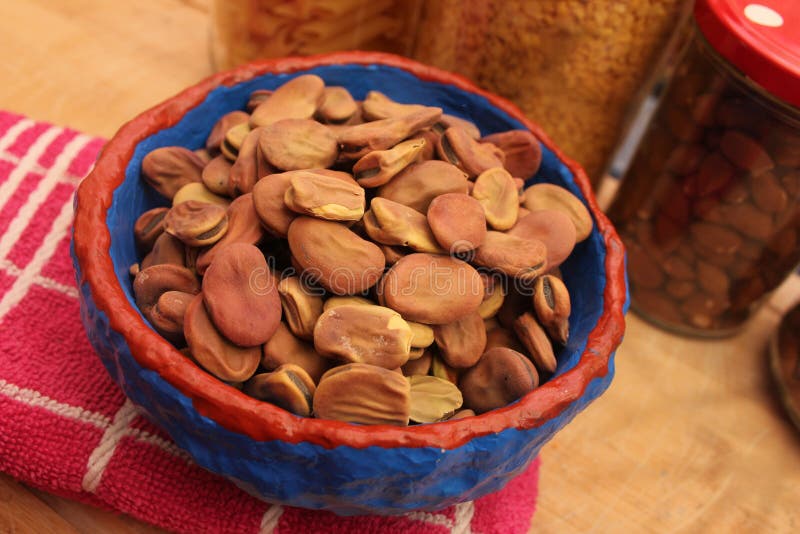 Dried big beans in a bowl stock photo. Image of dried - 244089268