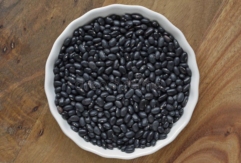 Dried Black Beans stock photo. Image of cutting, black - 36595218