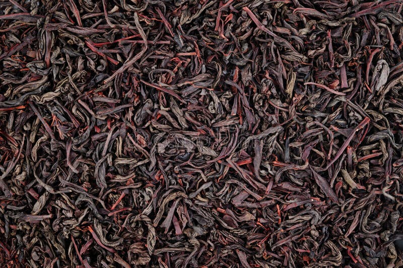 Dried Black Tea Background Texture Stock Image - Image of indian ...