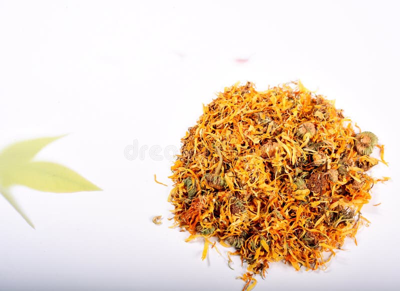 Dried Calendula Officinalis Petals Stock Image - Image of flower ...