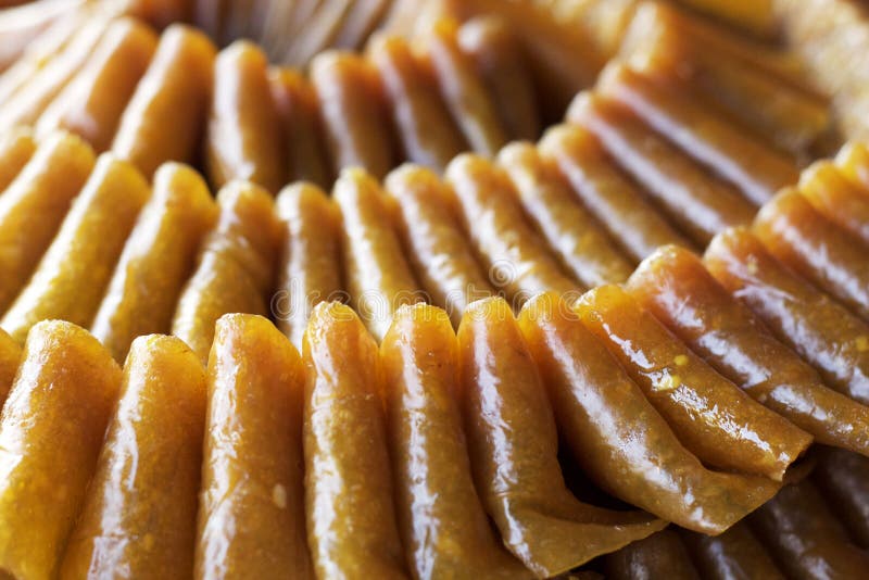 Dried candied mango stock photo. Image of stir, brown - 48724610