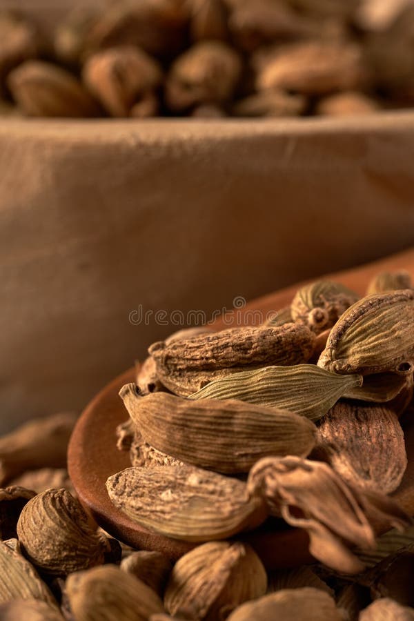 Dried cardamom seeds stock image. Image of kitchen, food - 209136727