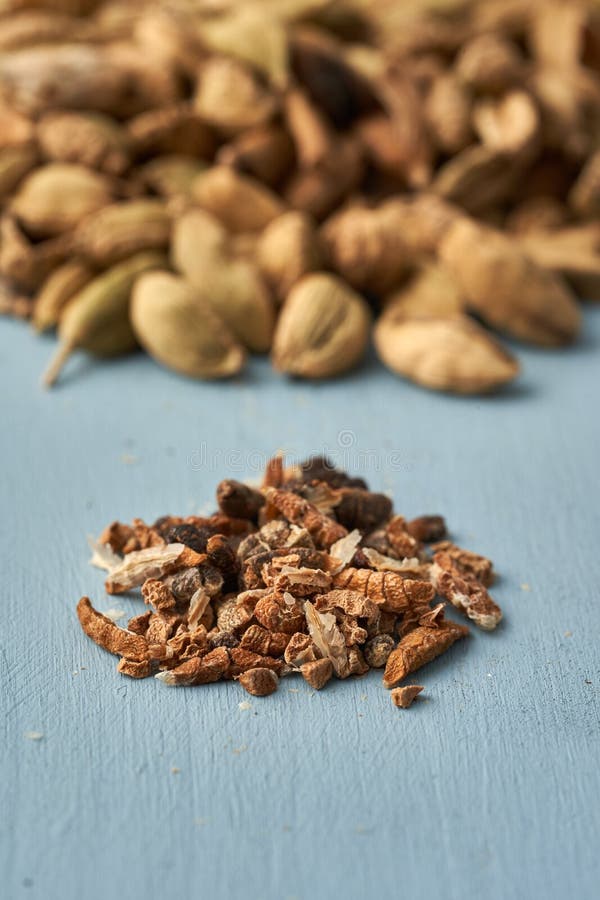 Dried cardamom seeds stock photo. Image of spice, oriental - 209136740