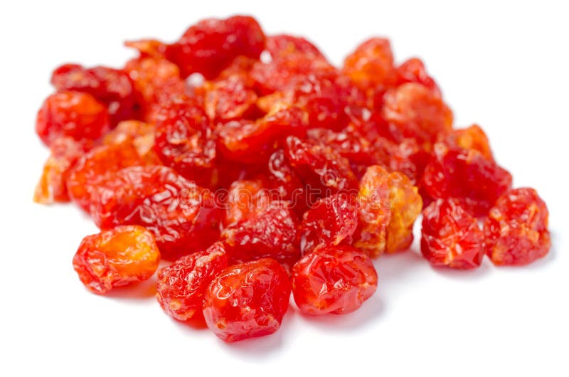 Dried Cherries Tomatoes Candied Fruit Stock Image - Image of crunchy ...