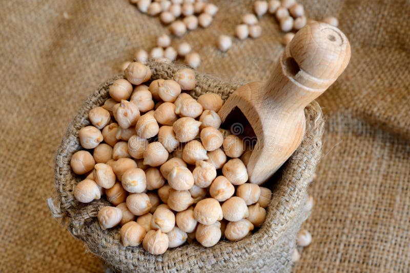 Dried chickpeas stock photo. Image of macro, legumes - 34245702