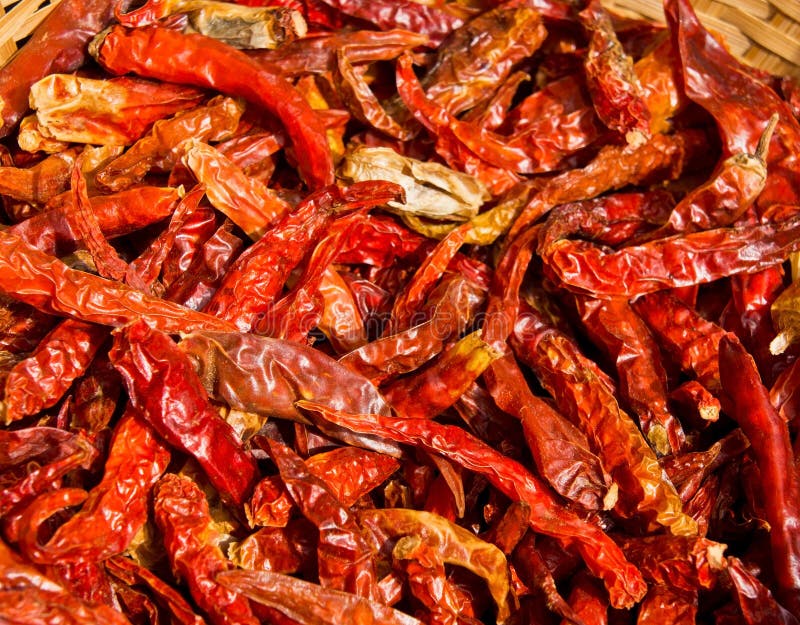 Dried chili stock image. Image of detail, cuisine, fresh - 26586925