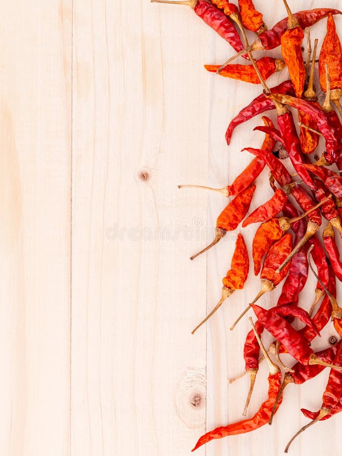 Dried Chili Background for Menu Design and Advertising. Stock Photo ...