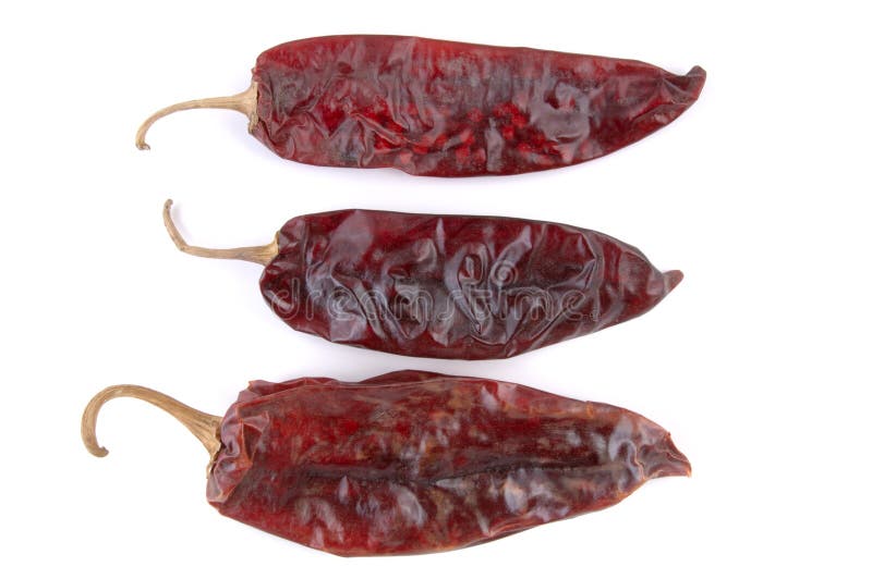 Dried Chili Peppers Trio stock photo. Image of vegetable - 154832