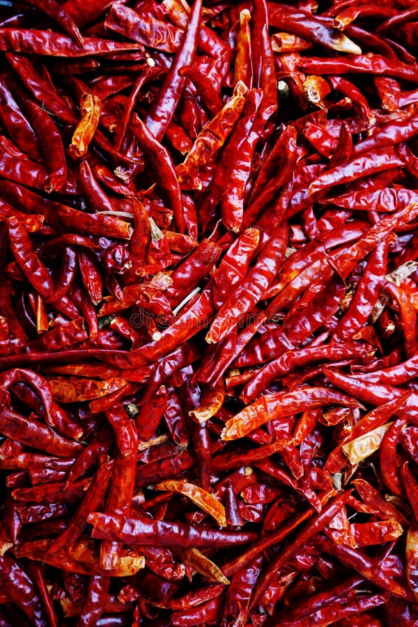 Dried chilli stock image. Image of dark, natural, chilly - 57578755