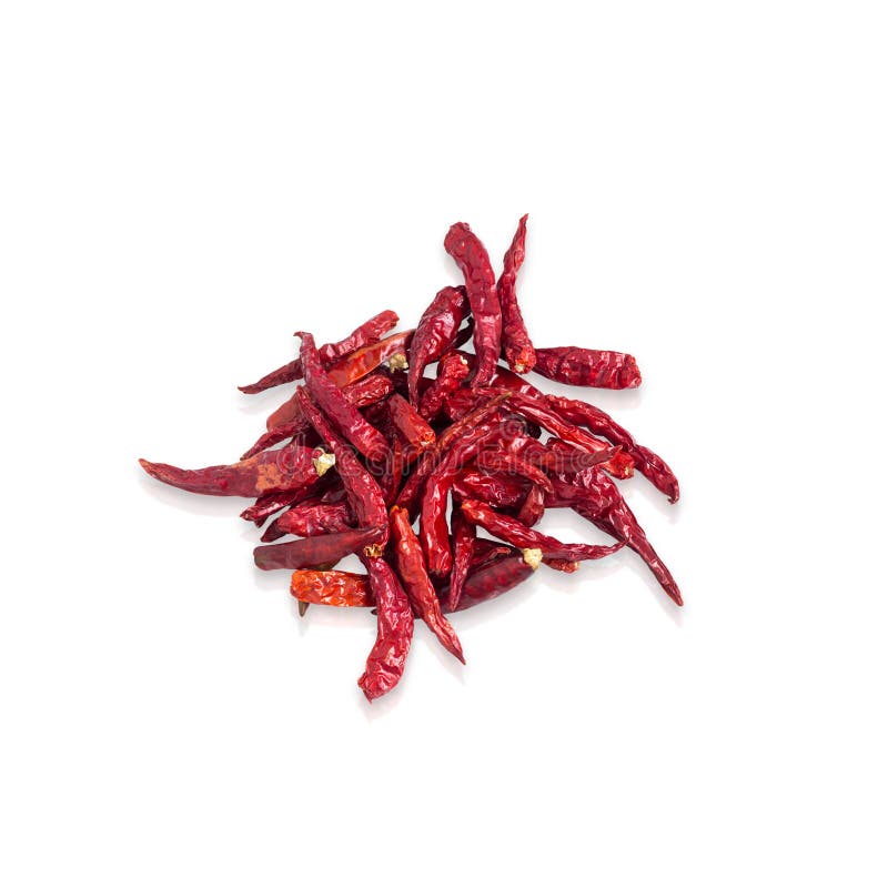 Dried Red Hot Chilli Fall Down in Glass Bowl, Dried Red Chilli Float ...