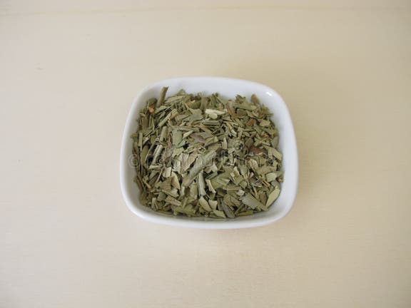 Dried and Chopped Leaves from the Olive Tree Stock Photo - Image of ...