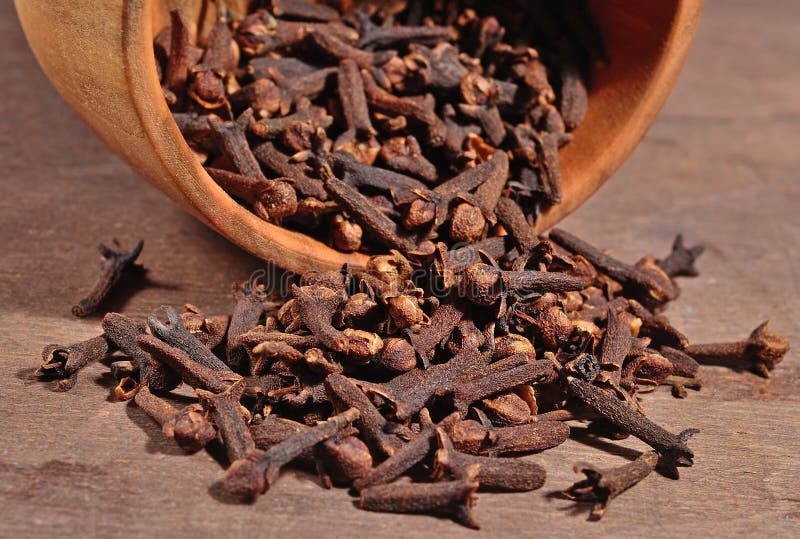 Dried clove in a bowl stock photo. Image of fresh, herb - 47581408