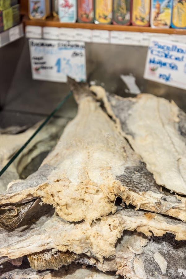 Cod in a Market in the Centre of Lisbon, Portugal Stock Photo - Image ...