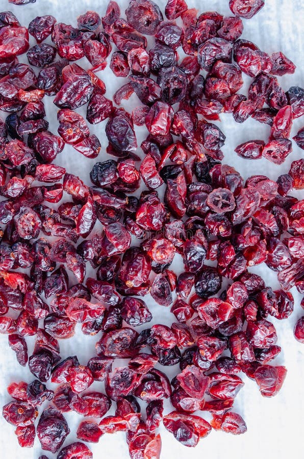 Dried Cranberries on Table Top Stock Photo - Image of table, baking ...