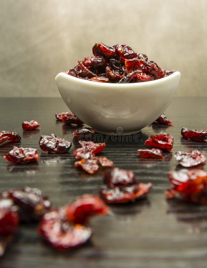 Dried Cranberry on the Table. Stock Image - Image of macrocarpon ...