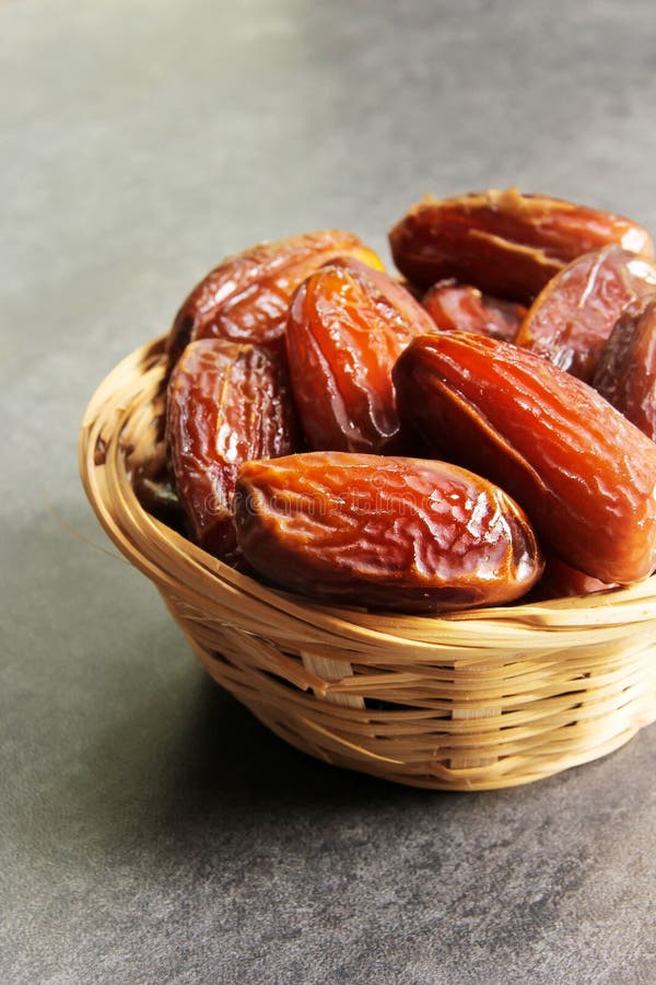 Dried Date Fruit Healthy Snack Close Up Stock Photo - Image of dessert ...