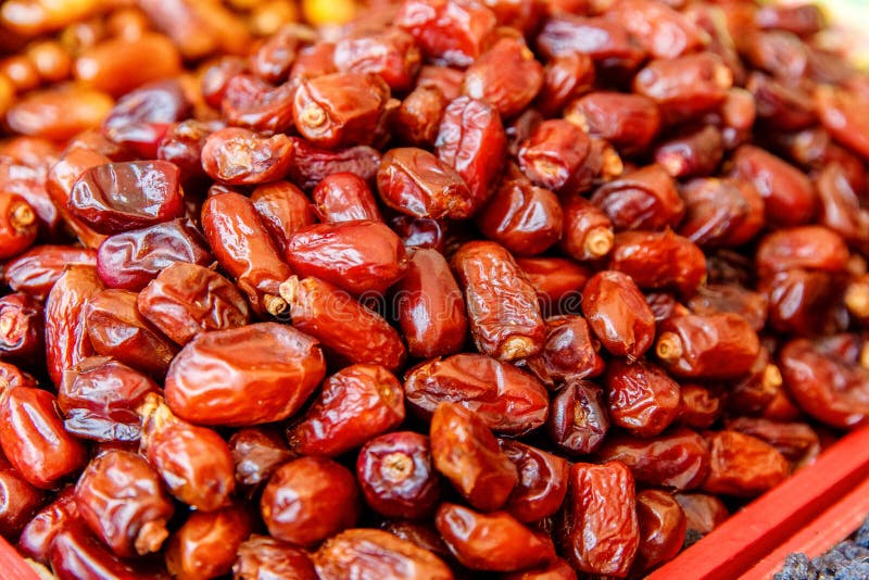 Red Dates Background in the Sun Stock Image - Image of sunny, food ...
