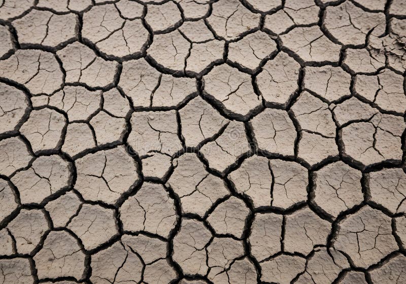 Dried Earth Texture Patterns Stock Illustration - Illustration of space ...