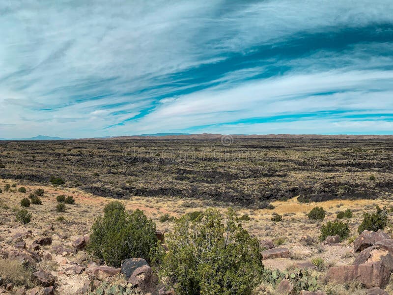 Dried Field with Cloudy Sky in the Background Stock Image - Image of ...