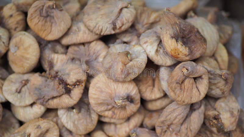 Dried Fig Fruit on on a Plate on Table Stock Footage - Video of harvest ...