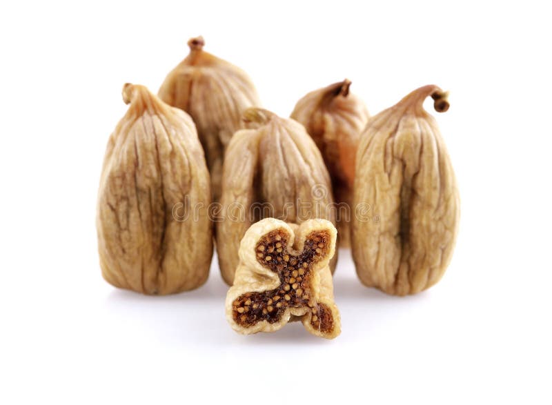 Dried Figs, Top View. Dried Soft Figs from Morocco, Taberrant. Stock ...