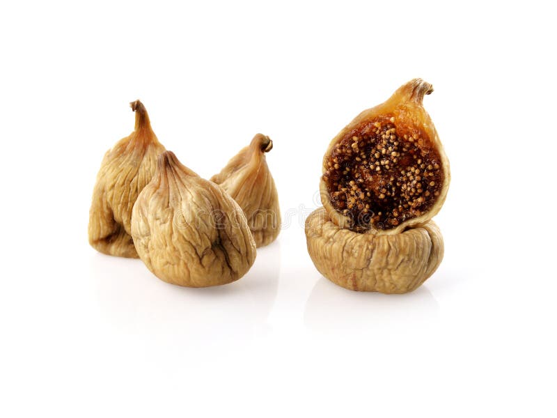 Dried Figs, Top View. Dried Soft Figs from Morocco, Taberrant. Stock ...