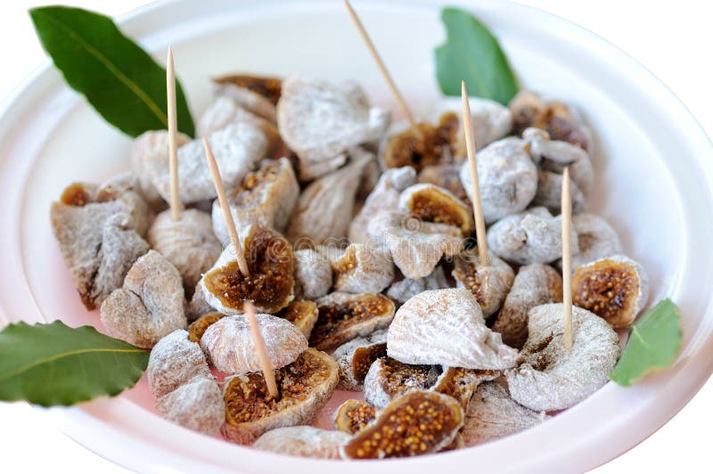 Dried figs prepared to eat stock photo. Image of gourmet - 28976950
