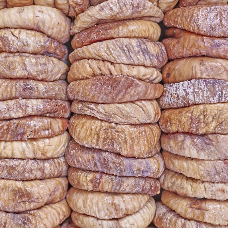 Dried Figs Rows Columns Vegetarian Food Background Stock Photos - Free ...