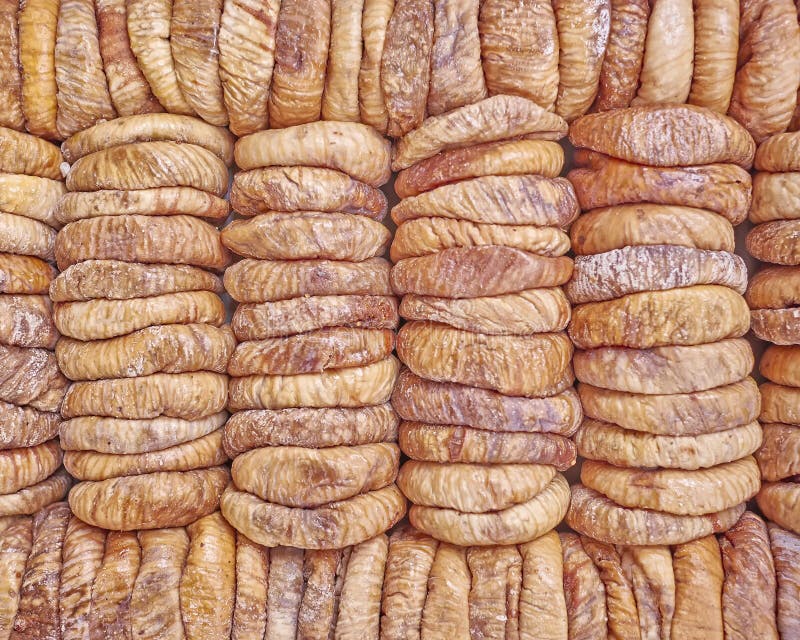 Dried Figs Rows Columns Vegetarian Food Background Stock Photos - Free ...