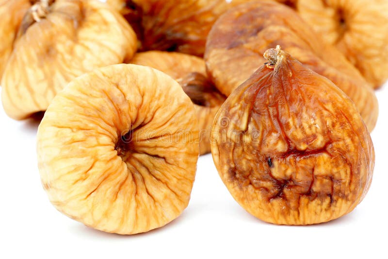 Dried Figs, Top View. Dried Soft Figs from Morocco, Taberrant. Stock ...