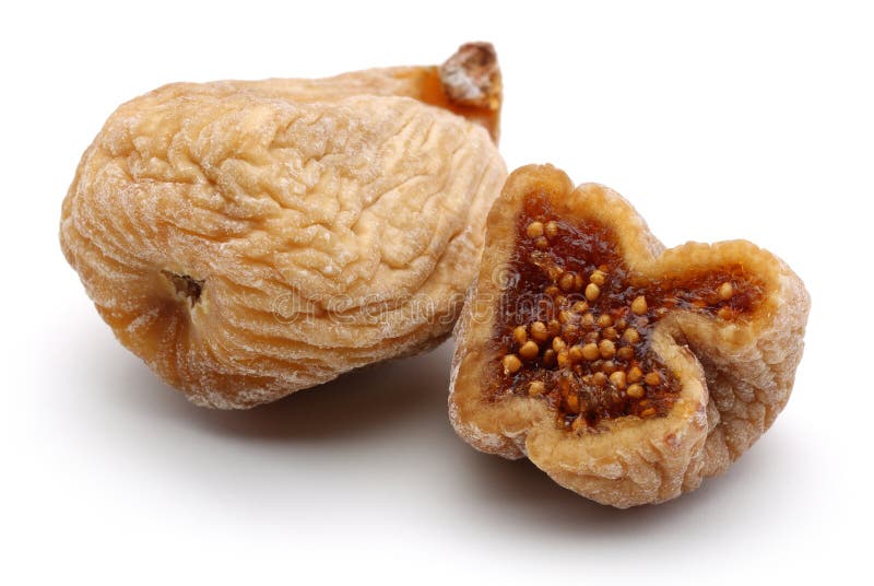 Dried Figs, Top View. Dried Soft Figs from Morocco, Taberrant. Stock ...