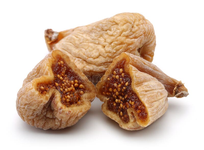 Dried Figs, Top View. Dried Soft Figs from Morocco, Taberrant. Stock ...